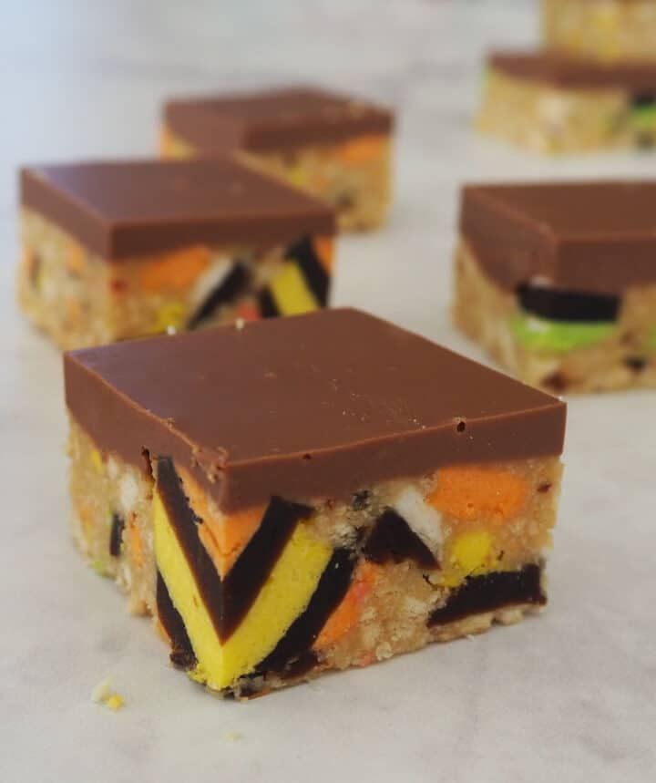 Thermomix Licorice Allsort Slice - Thermobliss