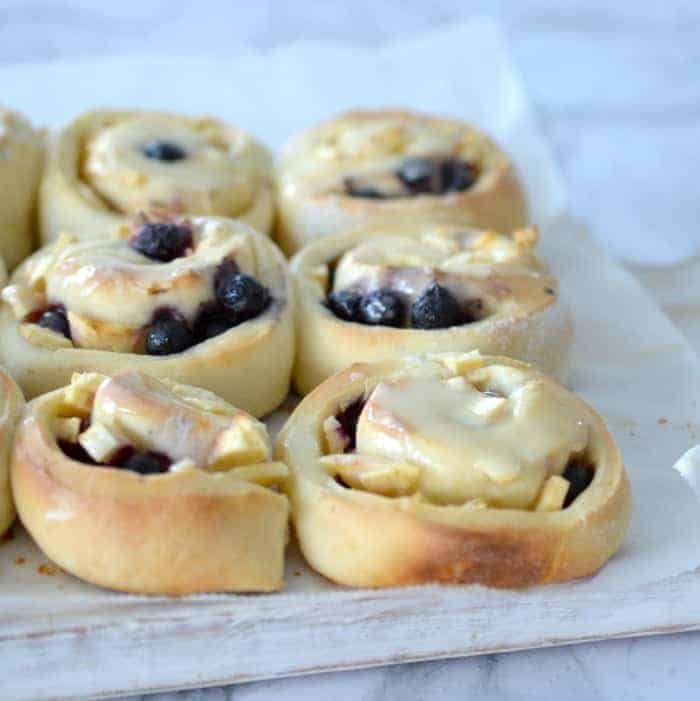Thermomix Apple and Blueberry Scrolls - Thermobliss