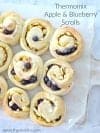 Thermomix Apple and Blueberry Scrolls - Thermobliss