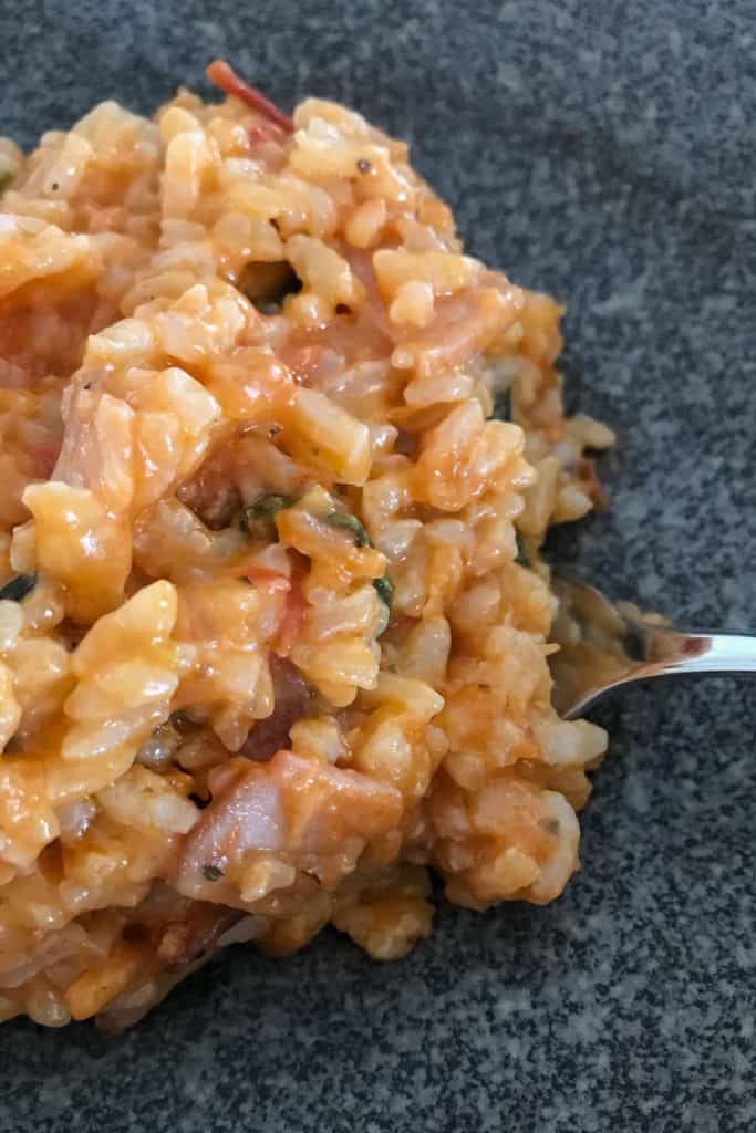 Thermomix Bacon & Tomato Risotto - Thermobliss