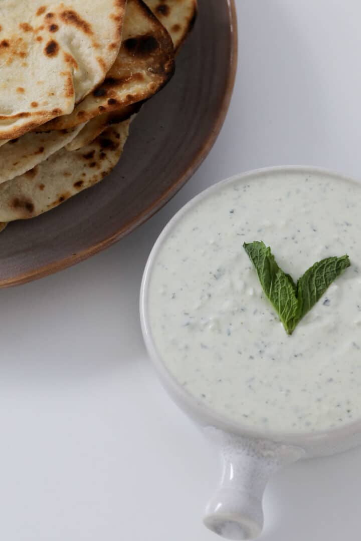 Thermomix Mint & Cucumber Raita Dip - Thermobliss