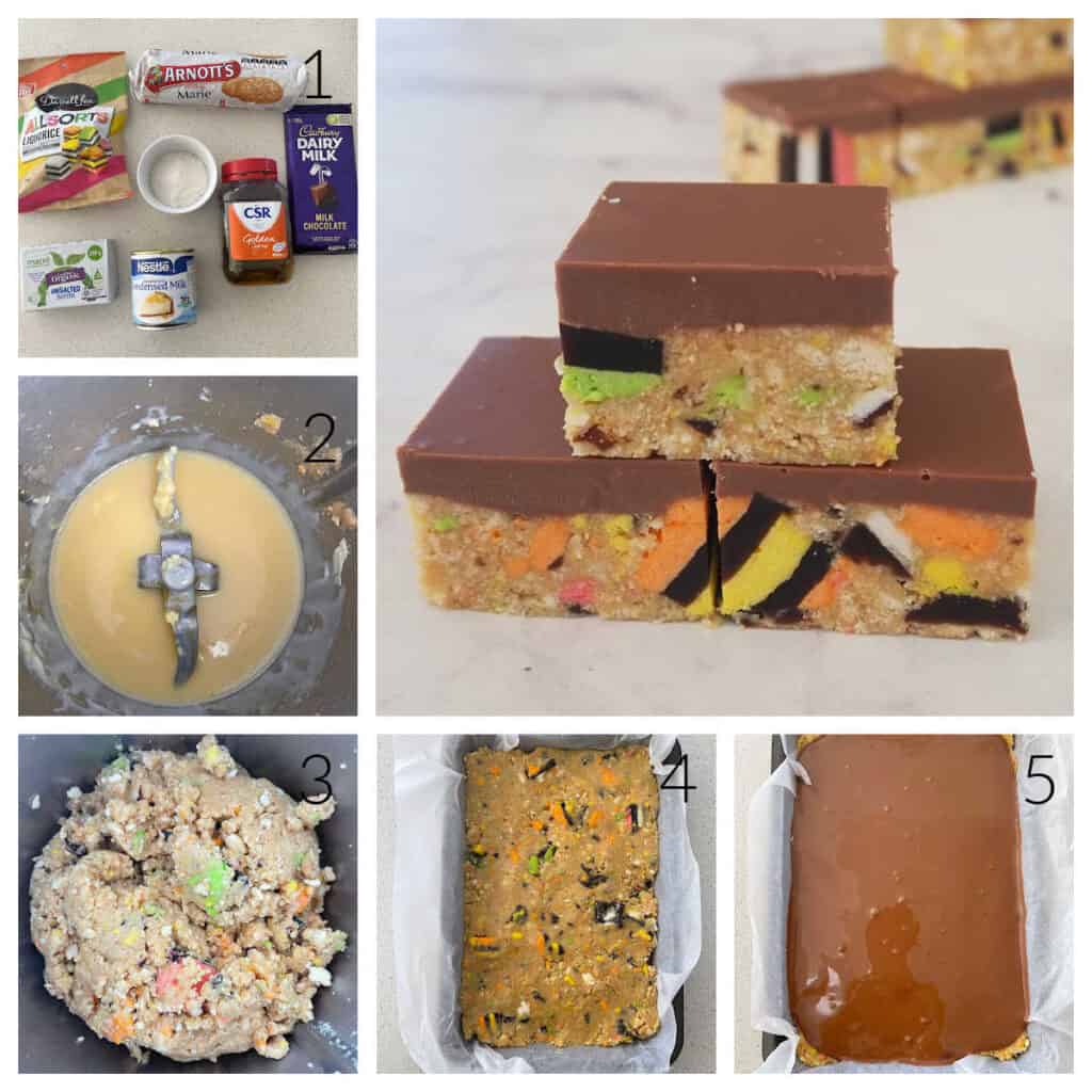 Thermomix Licorice Allsort Slice - Thermobliss