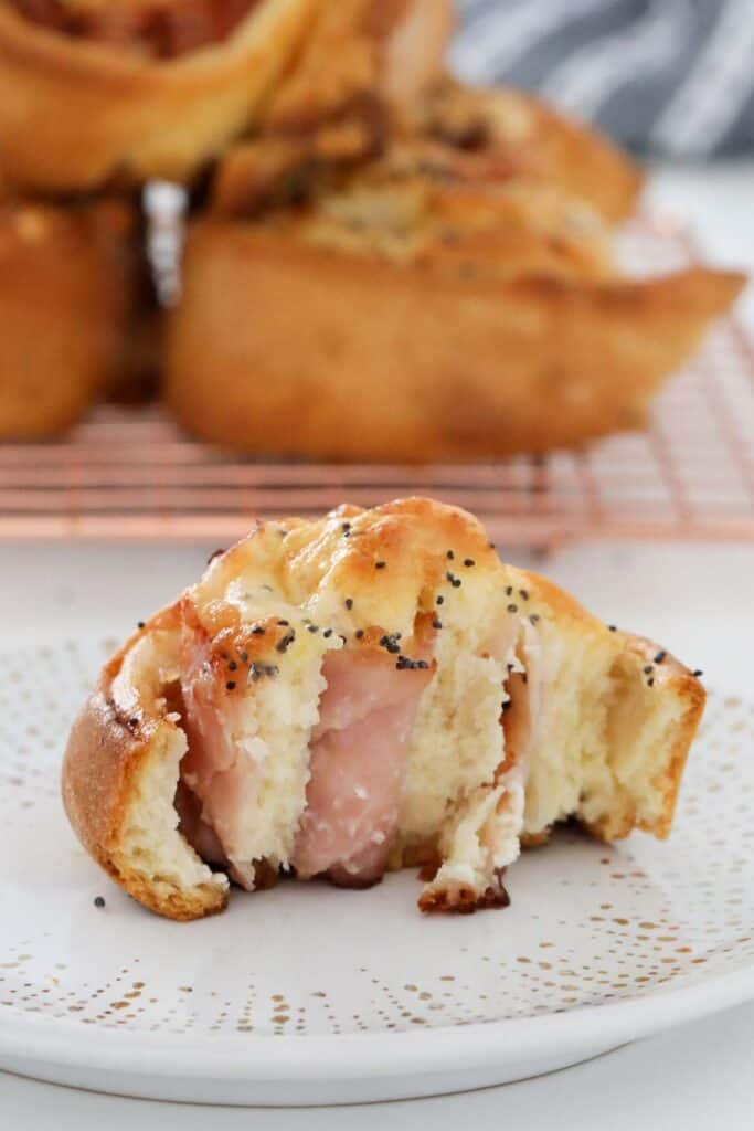 Thermomix Ham and Cheese Scrolls - Thermobliss
