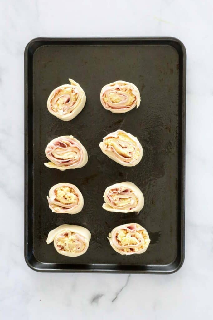 Thermomix Ham and Cheese Scrolls - Thermobliss