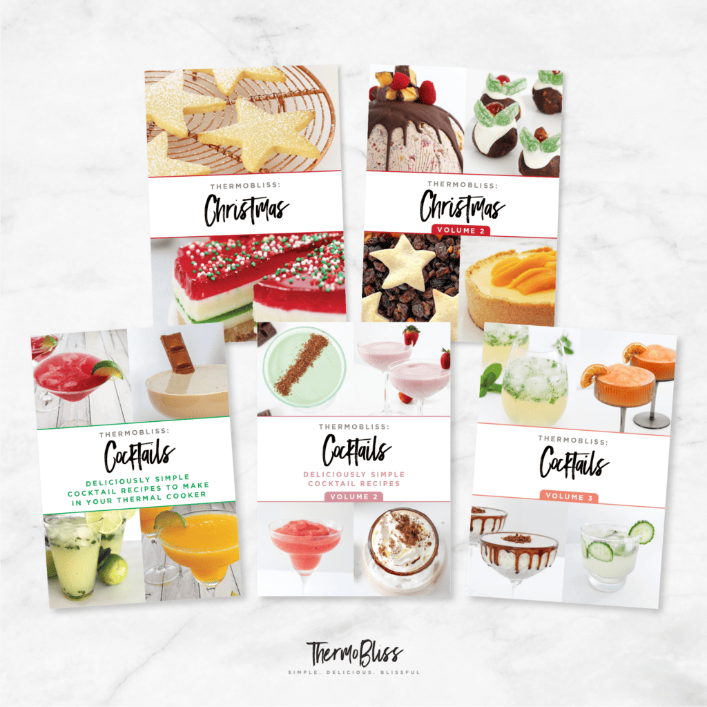 Thermomix Christmas Volumes 1 & 2 Cocktails 1, 2 & 3 Cookbook Bundle ...