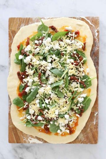 Thermomix Spinach, Sun-Dried Tomato & Feta Scrolls - Thermobliss