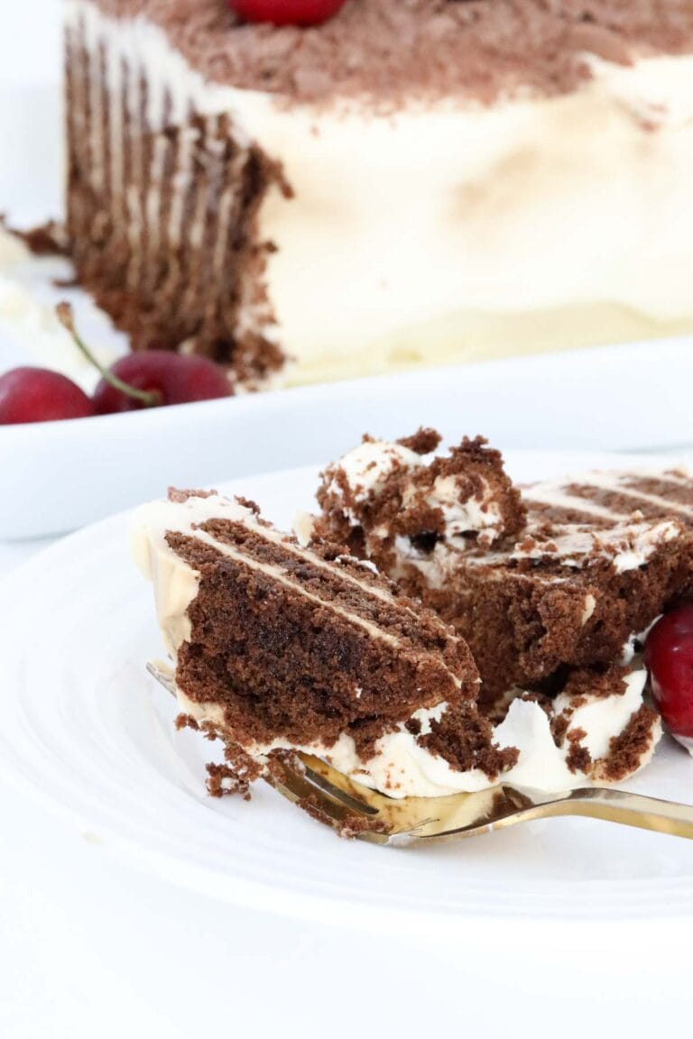 Thermomix Chocolate Ripple Cake - Thermobliss