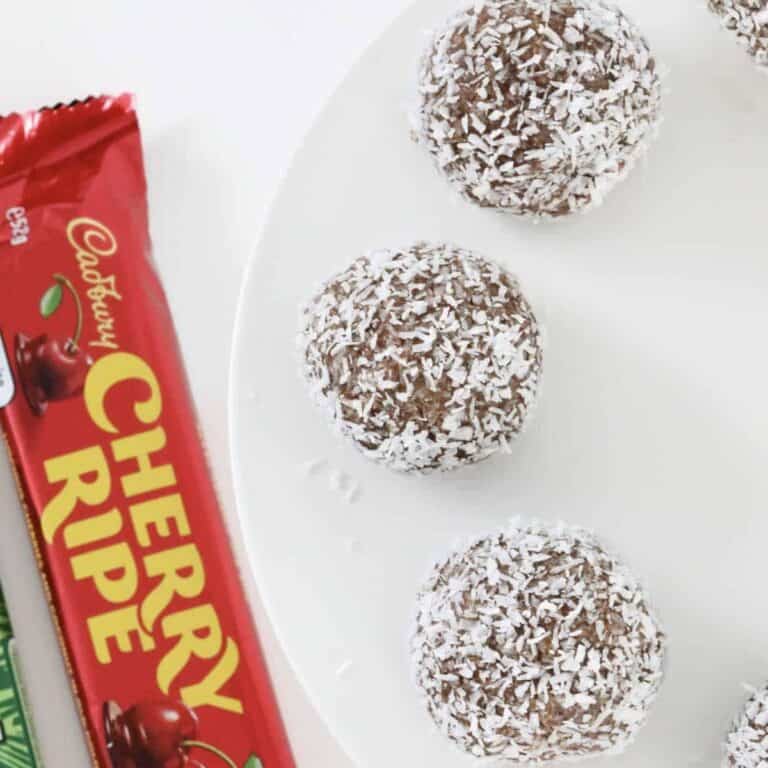 Thermomix Peppermint Crisp & Cherry Ripe Balls - Thermobliss