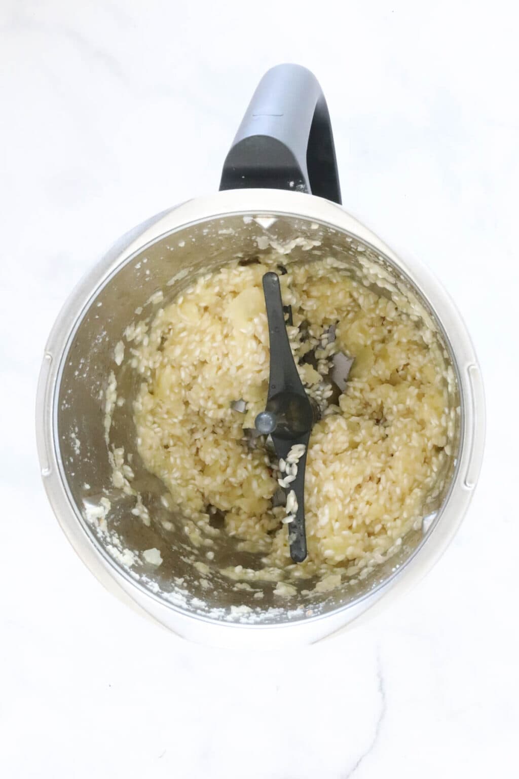 Thermomix Garlic Prawn Risotto - Thermobliss