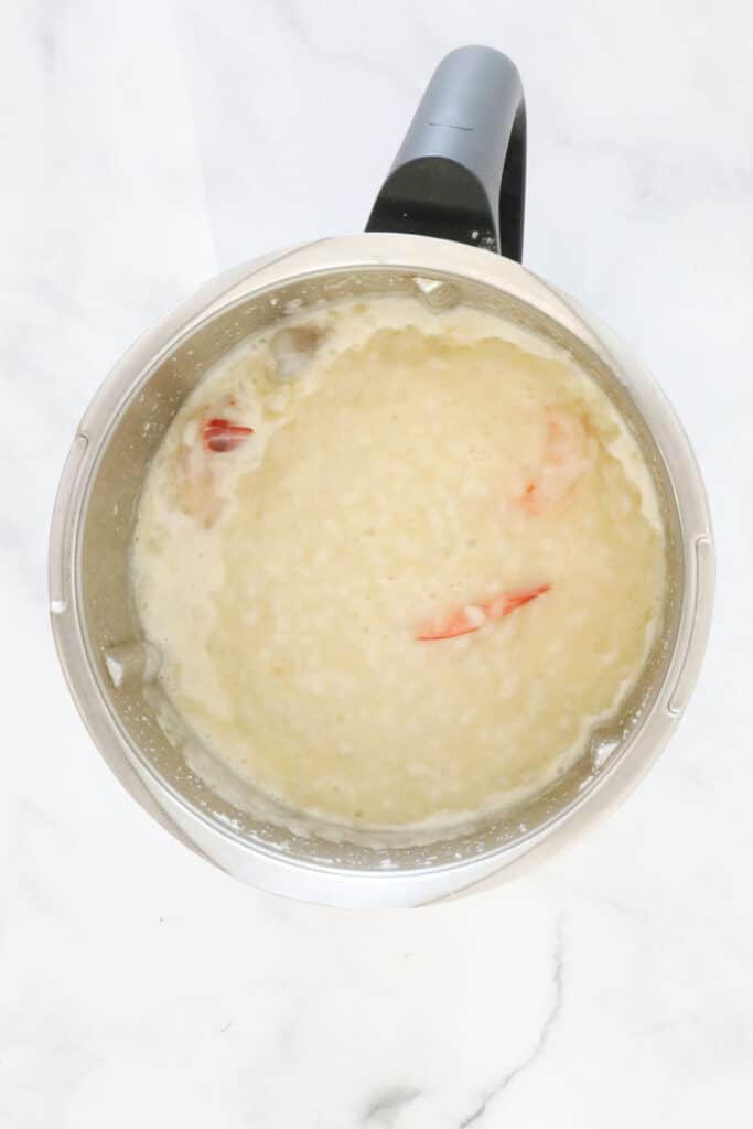 Thermomix Garlic Prawn Risotto - Thermobliss