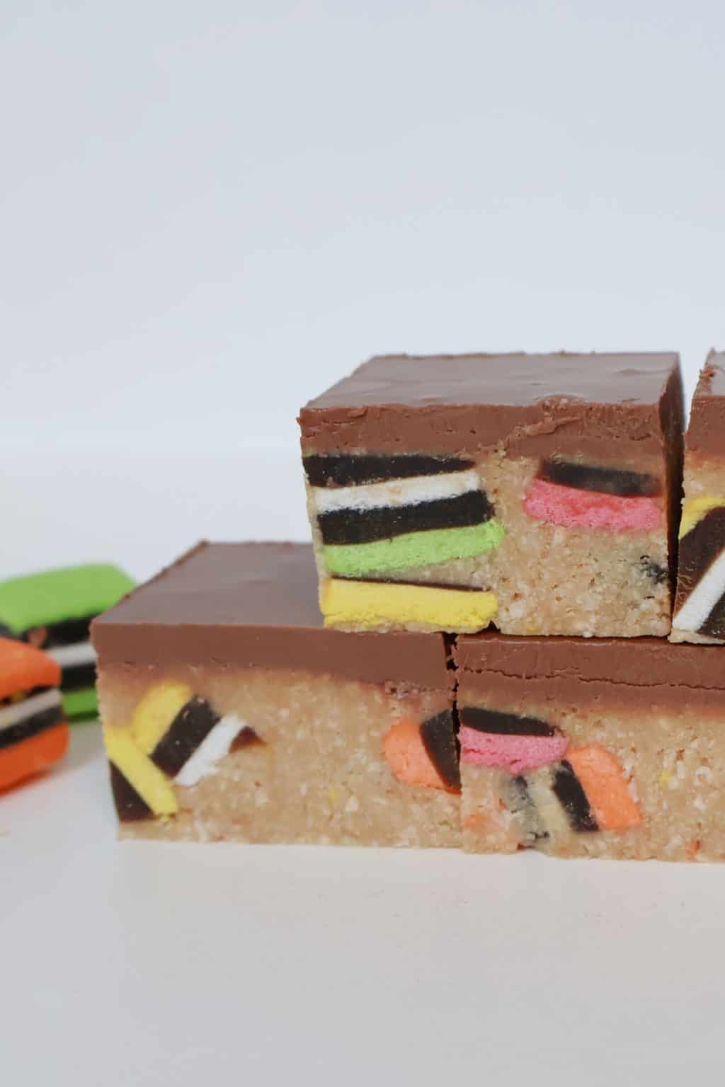 Thermomix Licorice Allsort Slice - Thermobliss