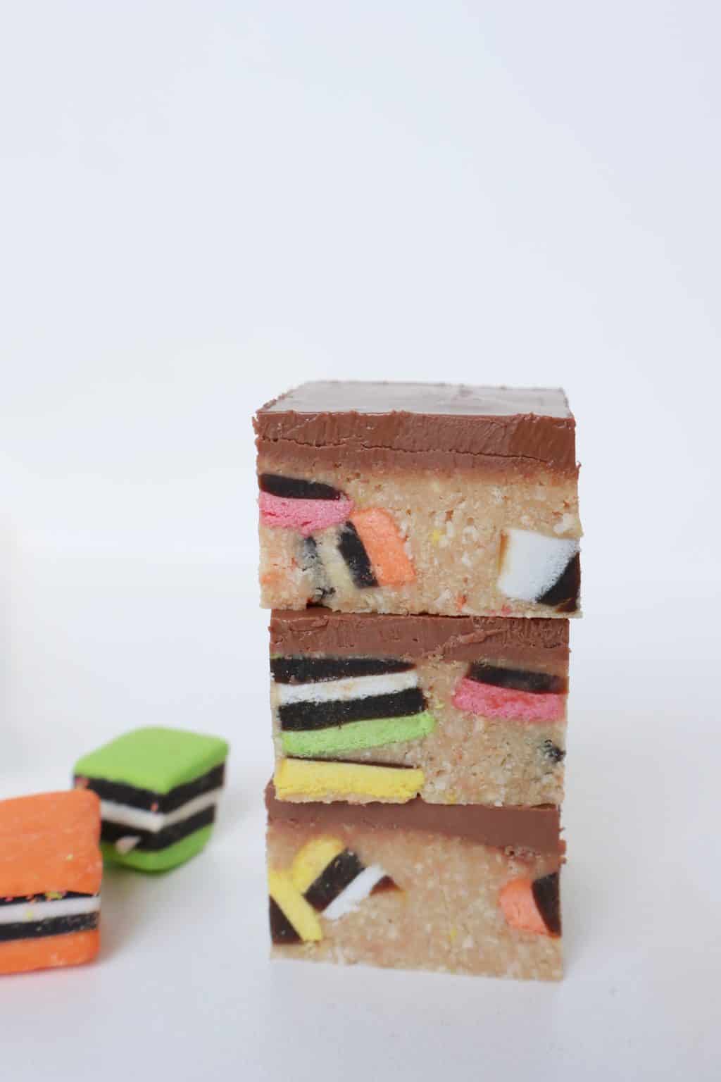Thermomix Licorice Allsort Slice - Thermobliss