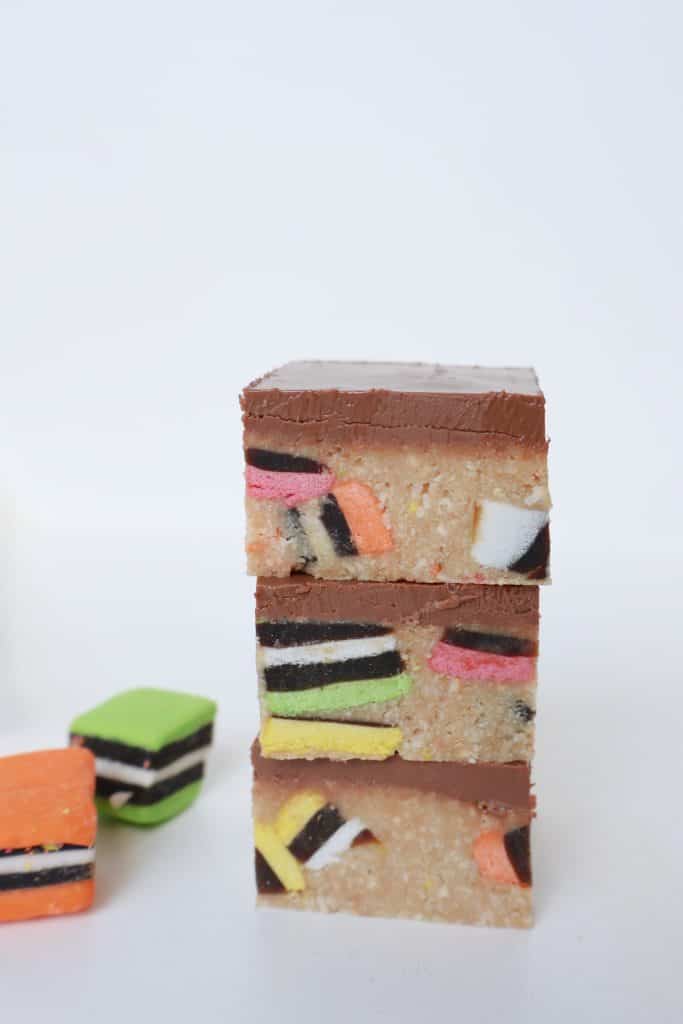 Thermomix Licorice Allsort Slice - Thermobliss